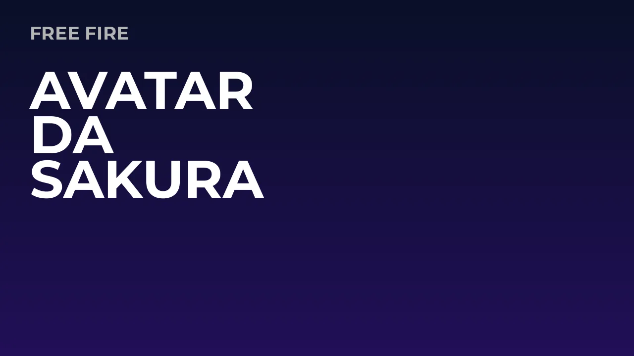 Avatar da Sakura no Free Fire: como conseguir, raridade e detalhes ...