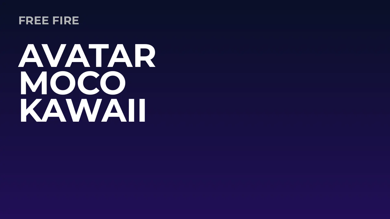 Avatar Moco Kawaii no Free Fire: como conseguir, raridade e detalhes ...