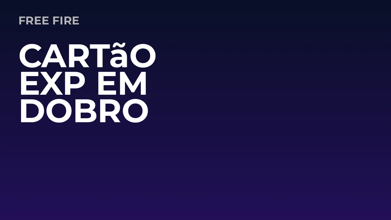 Cartão EXP em Dobro no Free Fire: como conseguir, raridade e detalhes ...