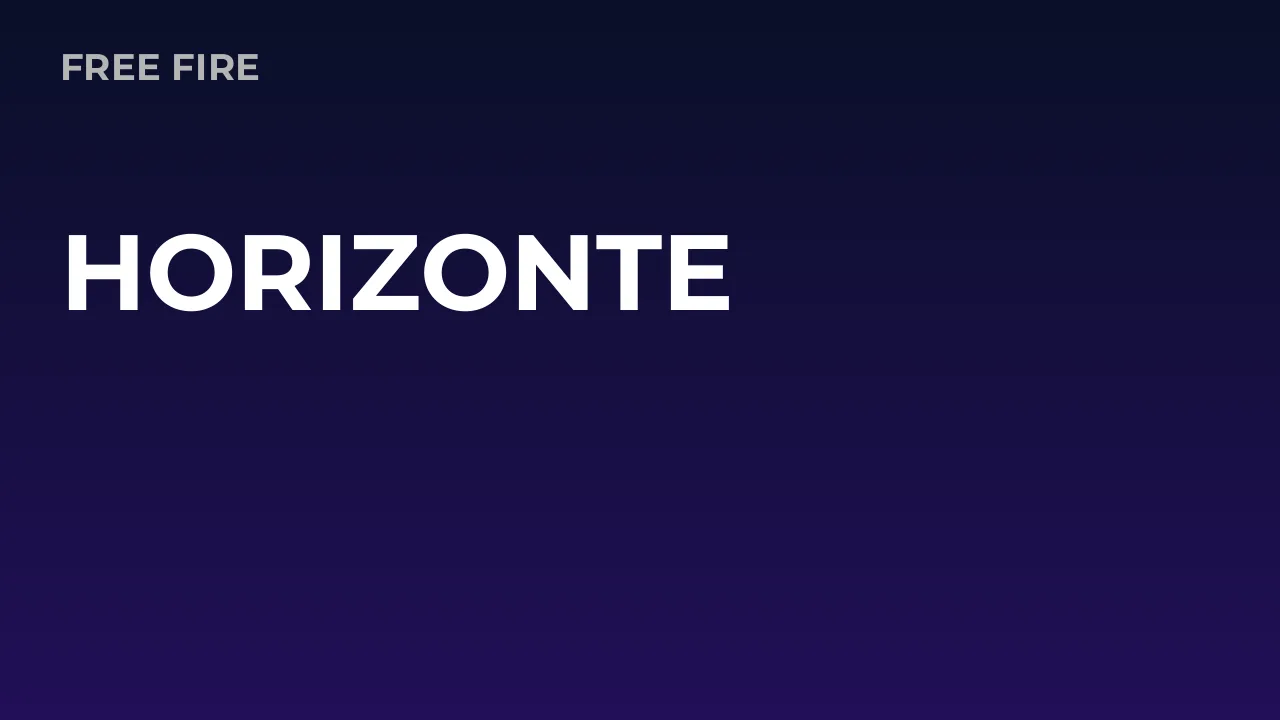 Horizonte no Free Fire: como conseguir, raridade e detalhes (2026 ...
