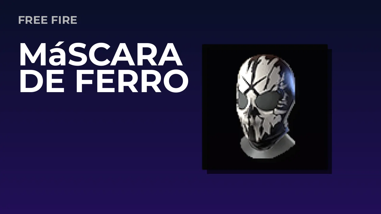 Máscara de ferro no Free Fire: como conseguir, raridade e detalhes ...