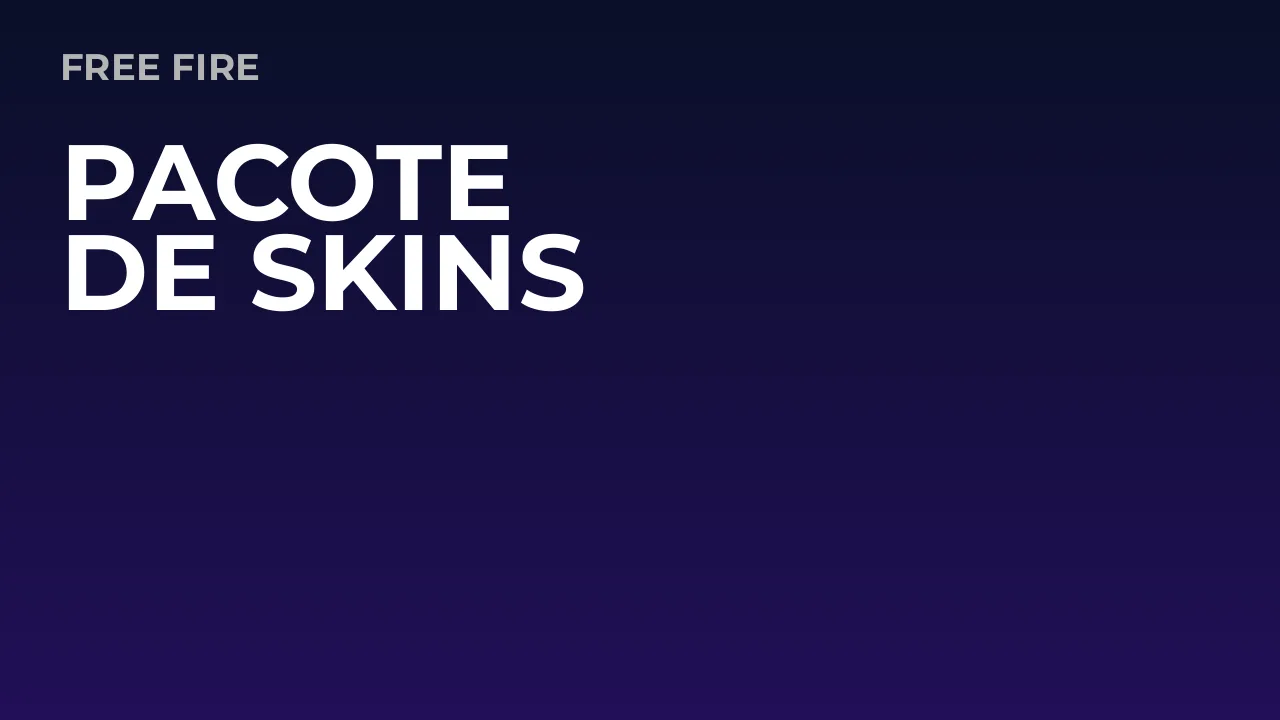 Pacote de Skins no Free Fire: como conseguir, raridade e detalhes (2026 ...