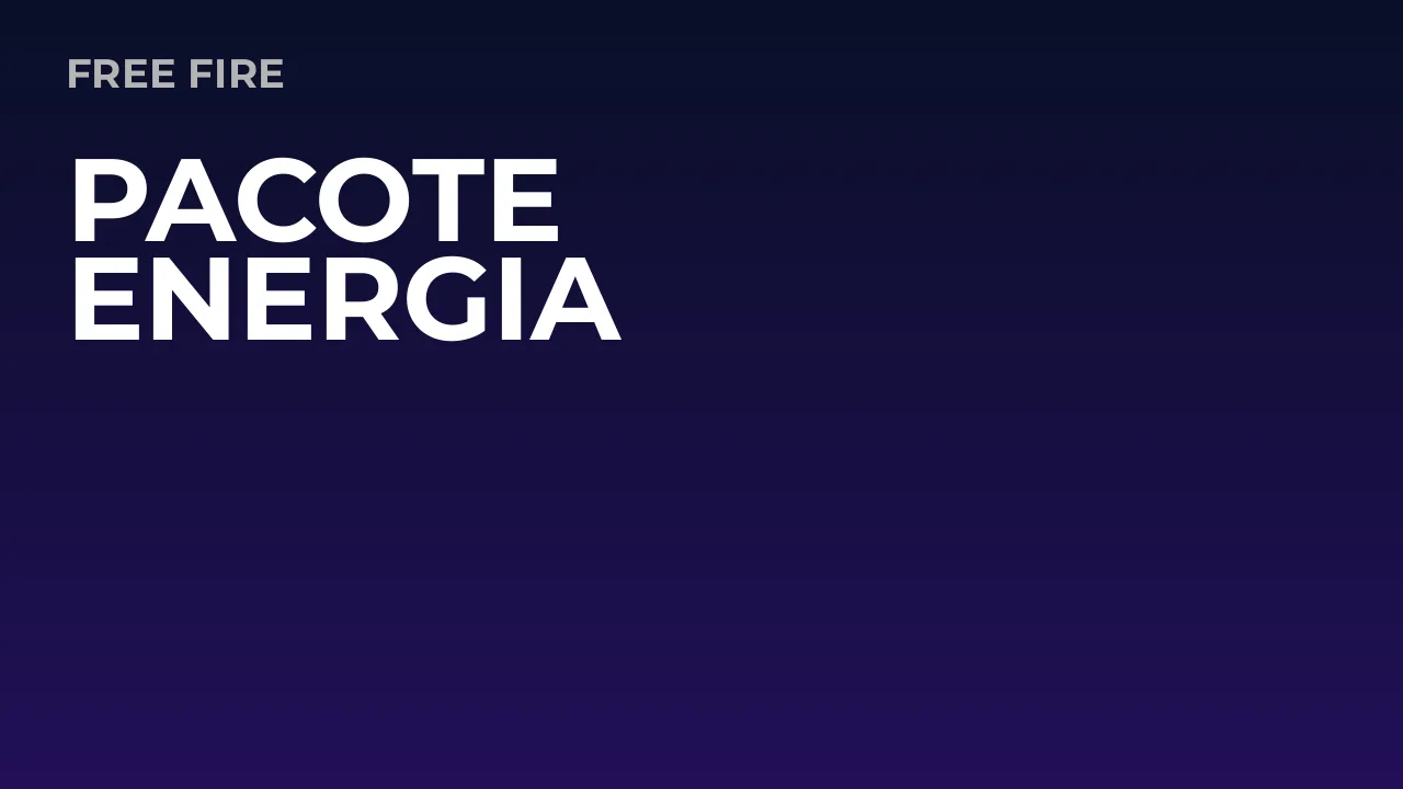 Pacote Energia no Free Fire: como conseguir, raridade e detalhes (2026 ...