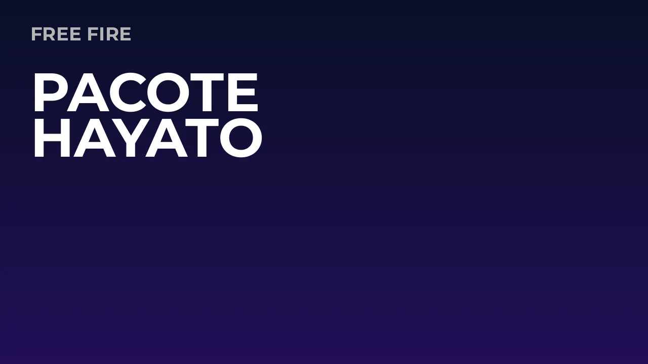 Pacote Hayato no Free Fire: como conseguir, raridade e detalhes (2026 ...