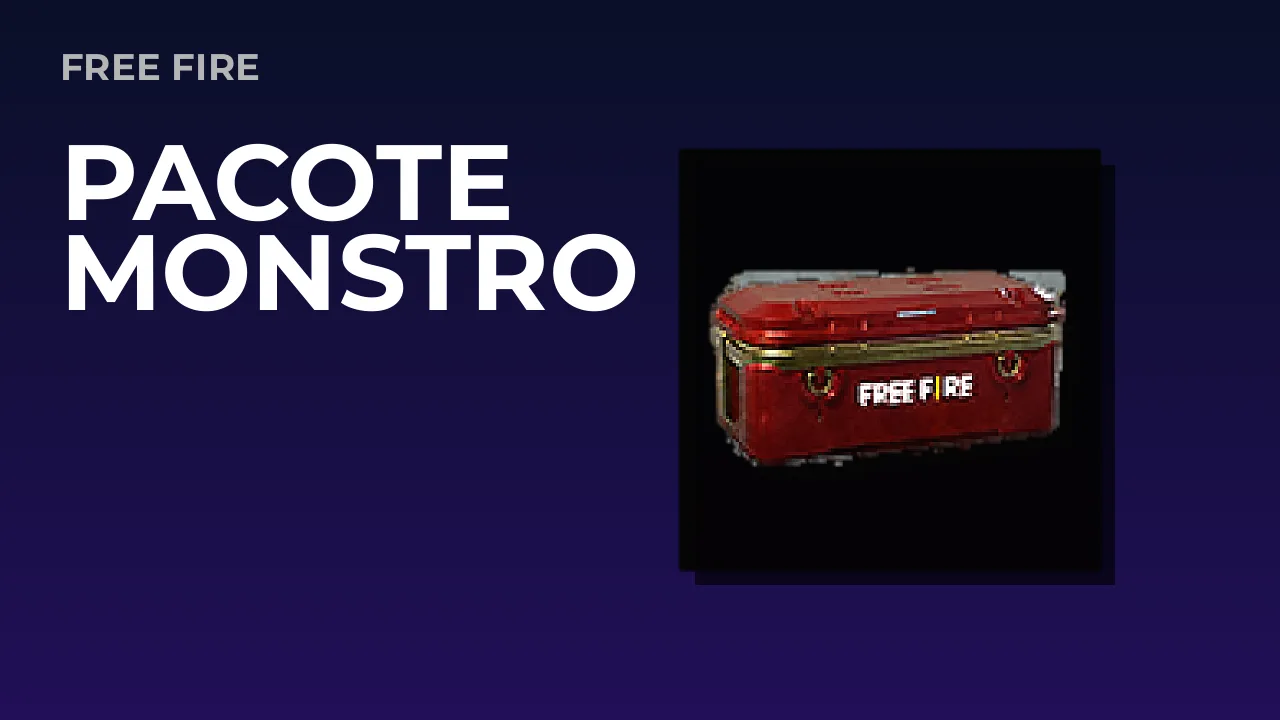 Pacote Monstro no Free Fire: como conseguir, raridade e detalhes (2026 ...