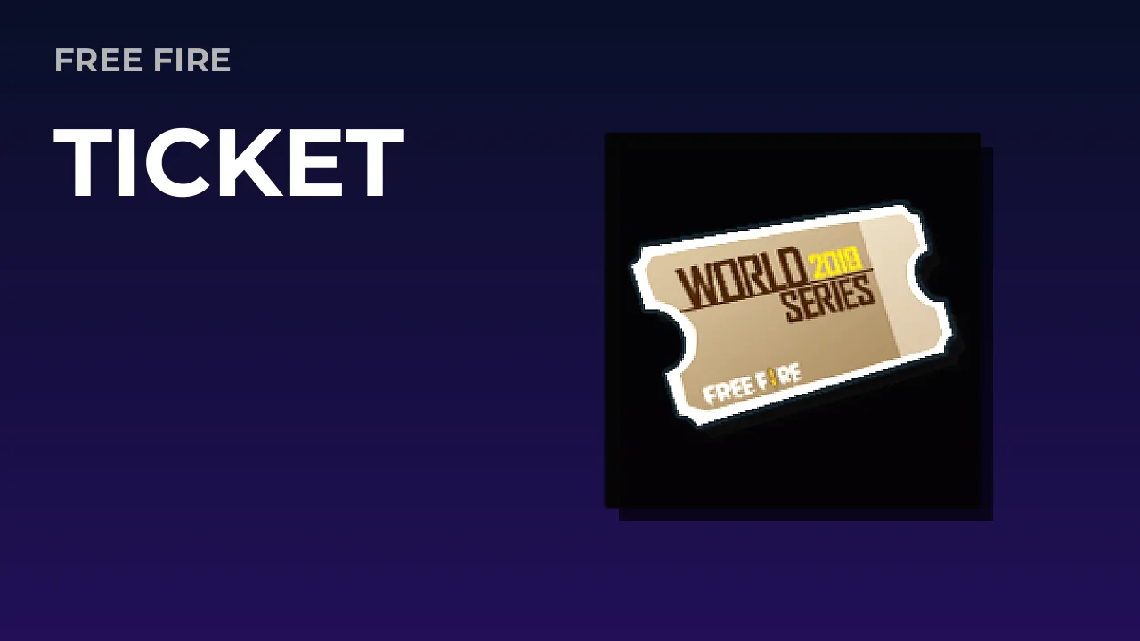 Ticket no Free Fire: como conseguir, raridade e detalhes (2026) | Free ...